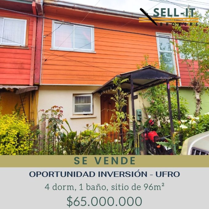 Casa en Venta en Temuco, Ufro - poblacion temuco