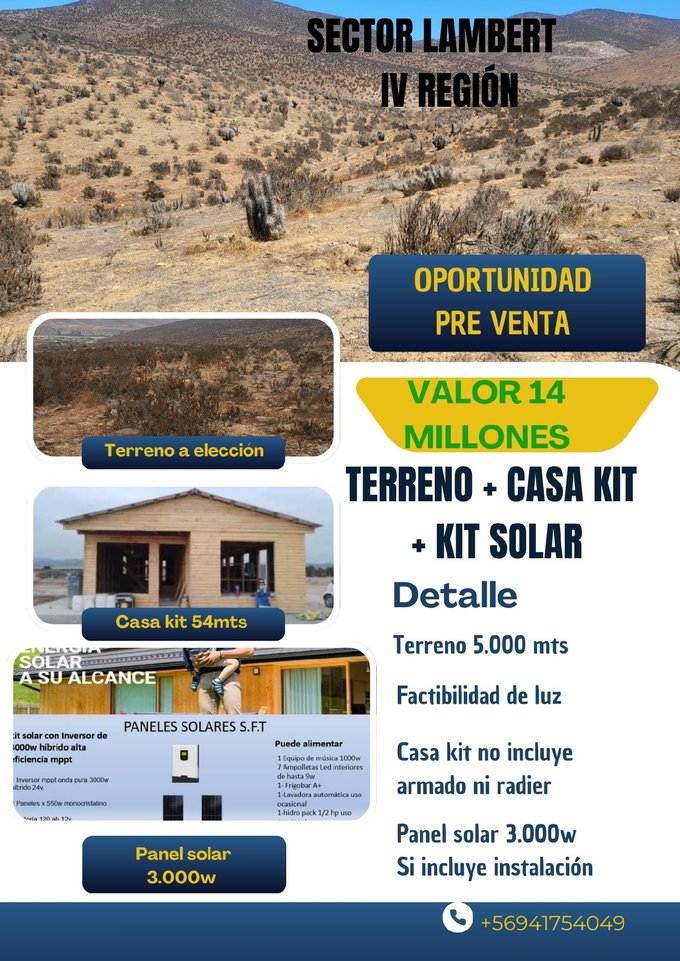 Terreno en Venta en La Serena, Lambert - Cod: 72930430